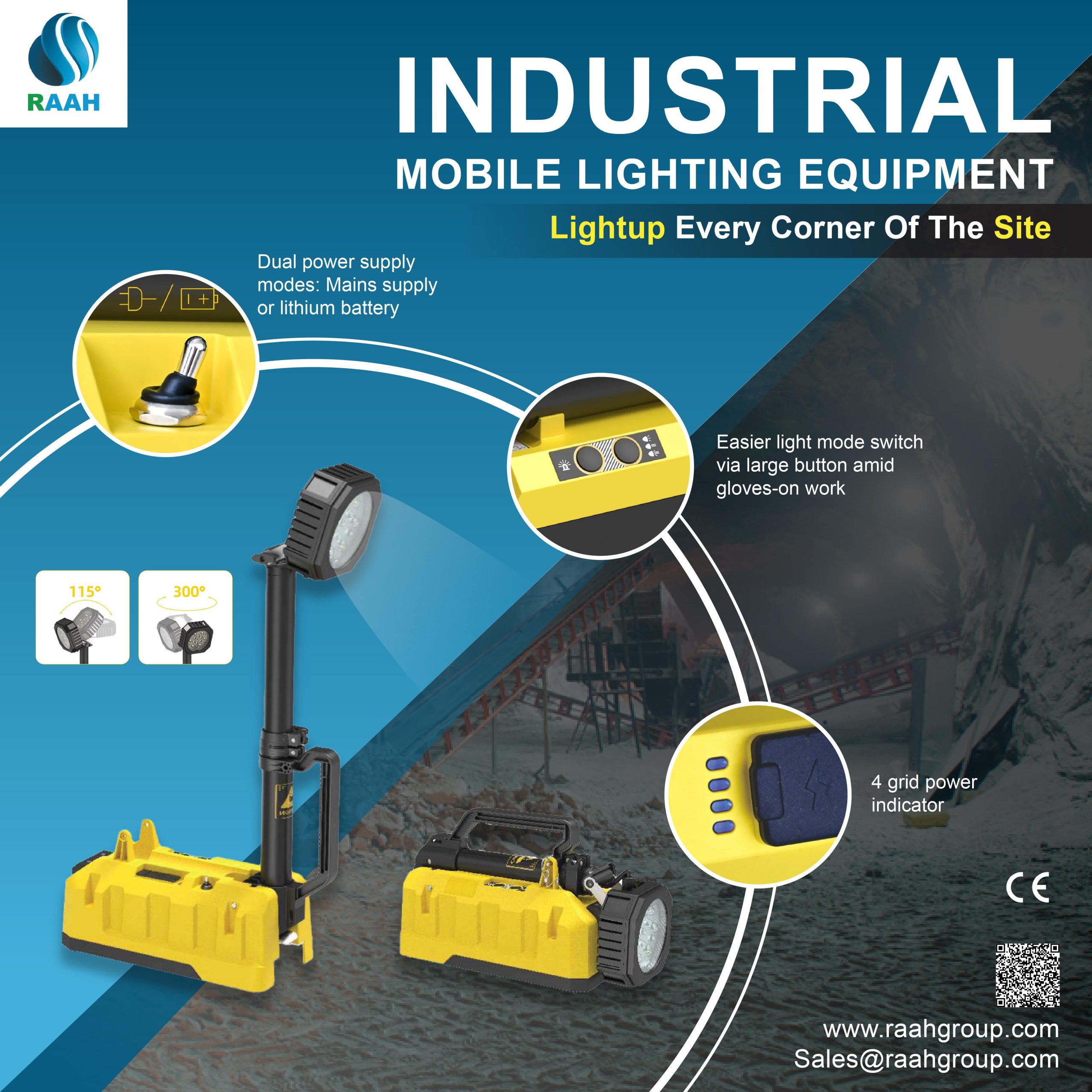 Industrial Mobile Lightning Equipment | RAAH Projects